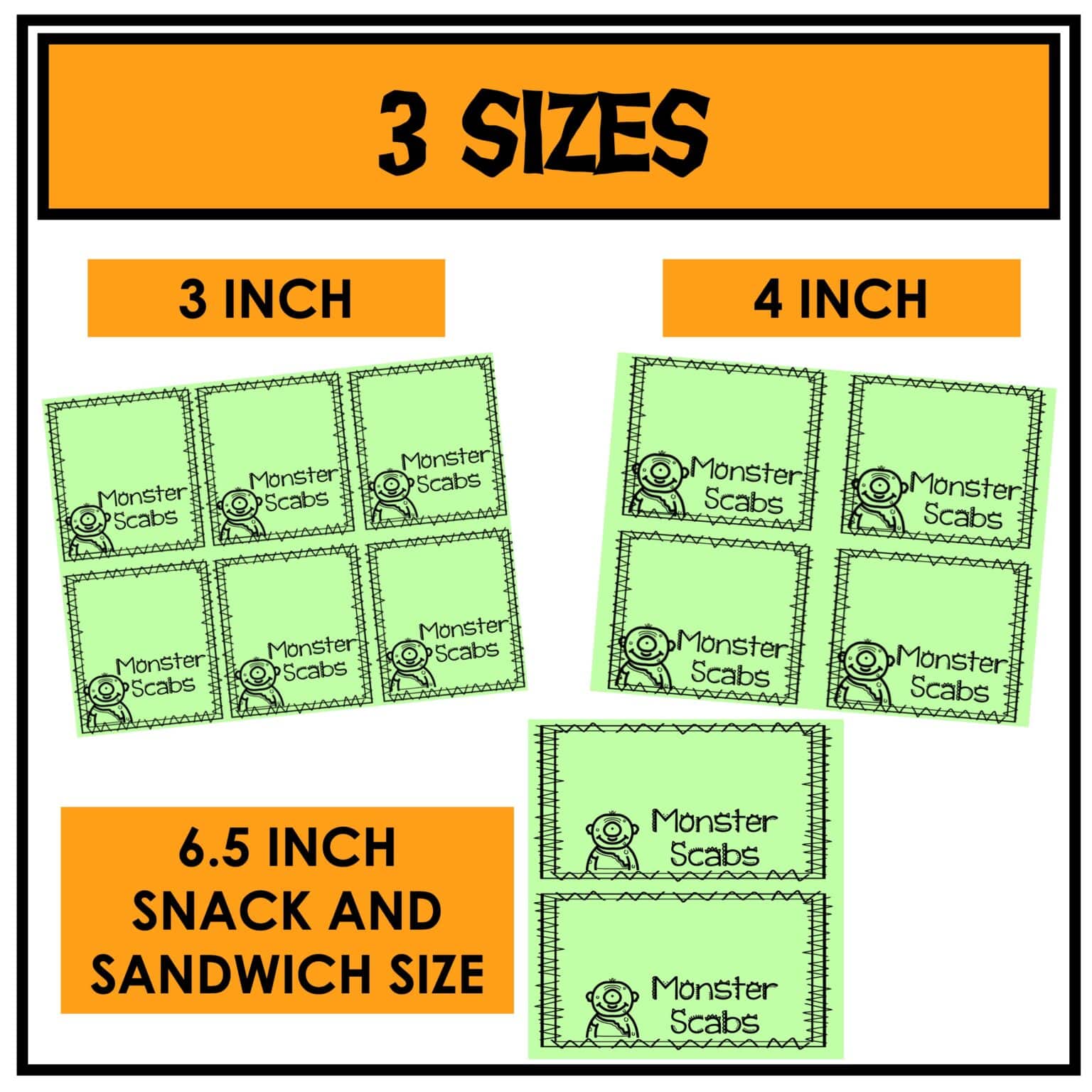 Halloween Treat Bag Labels - Rockin Resources