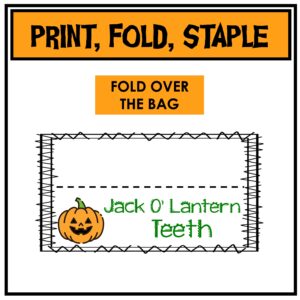 Halloween Treat Bag Labels - Rockin Resources