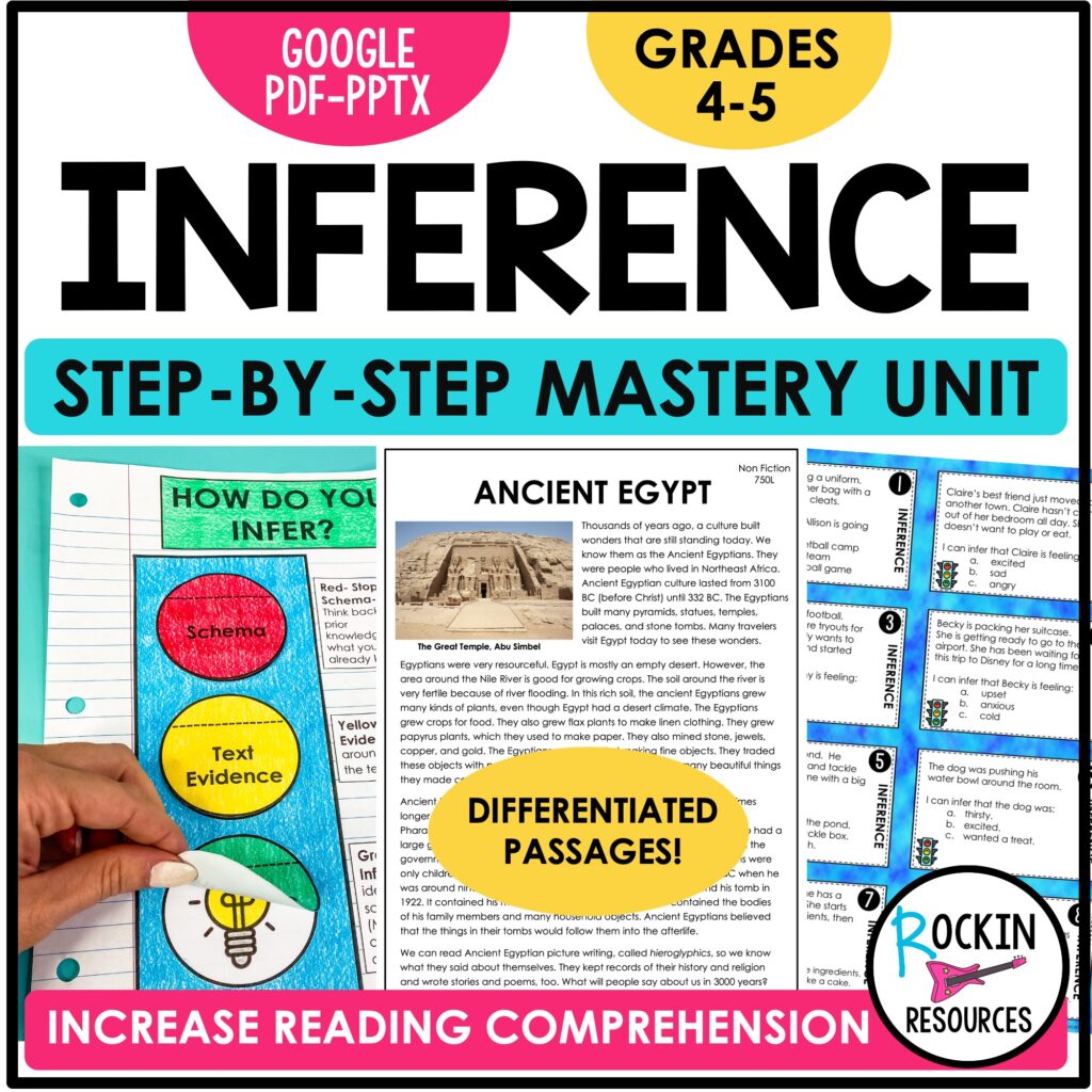 Step-by-Step Reading Skills for Reading Comprehension Bundle 1 - Rockin ...