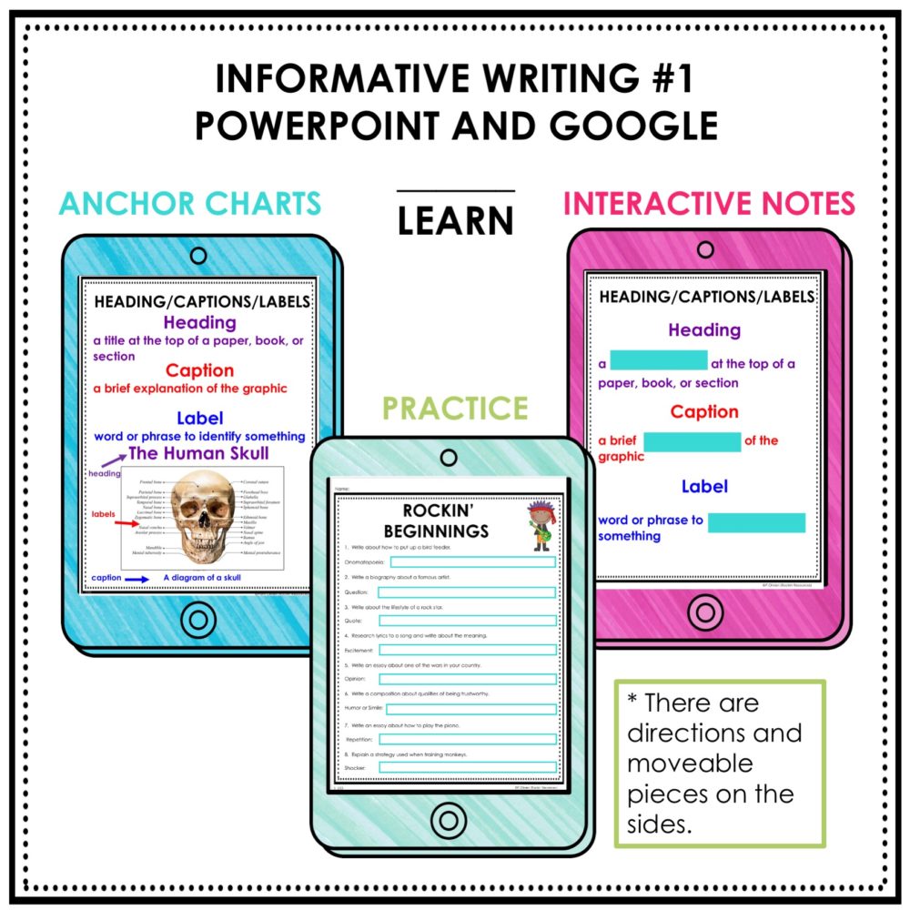 Informative Writing Google Version - Rockin Resources