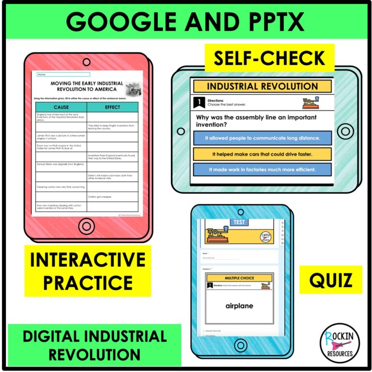Industrial Revolution - Industrial Era - Informational Text -DIGITAL ...