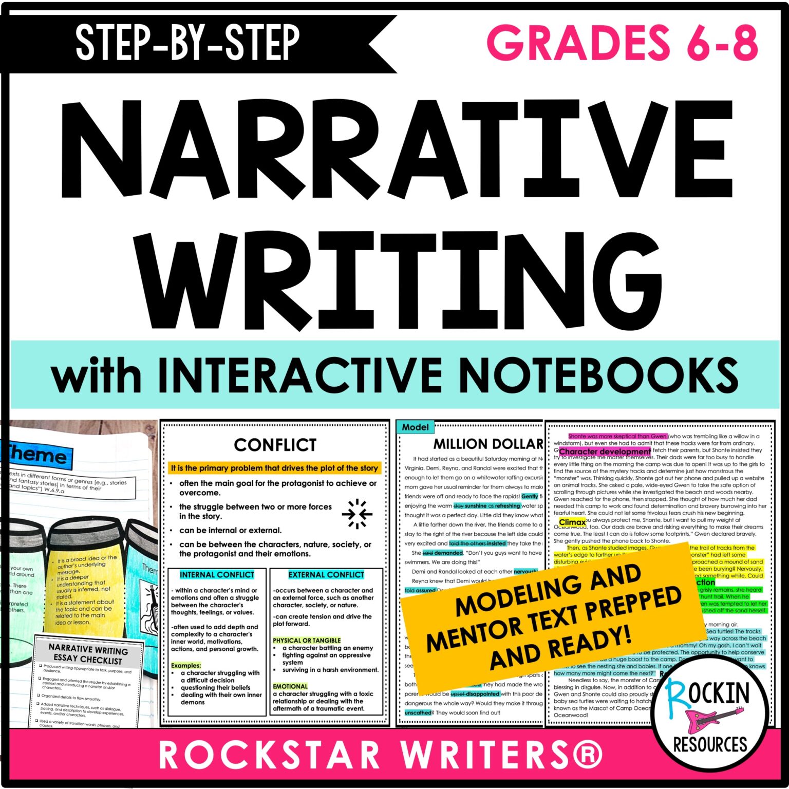 Narrative Writing Grades 6-8 - Rockin Resources
