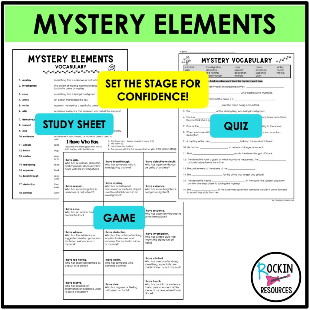 Mystery Writing- Halloween Writing- Solve a Mystery Writing - Rockin ...