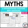 MYTHOLOGY UNIT | MYTH PASSAGES | CONTEXT CLUES | RL. 4.4 | BUNDLE ...