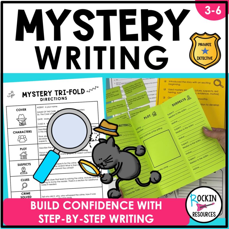 Mystery Writing- Halloween Writing- Solve a Mystery Writing - Rockin ...