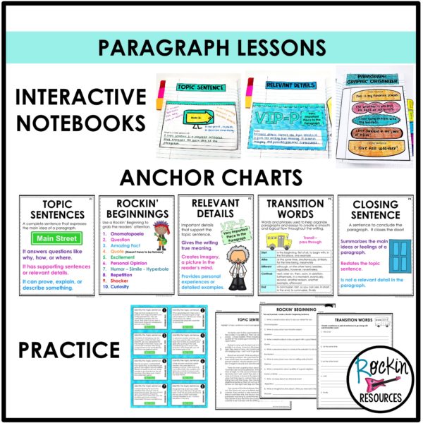 The Perfect Paragraph Bundle | Lessons | Guided Prompts | Videos ...