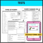 Poetry Tests | Poetry Study Guides | Flash Cards | GOOGLE | DIGITAL ...