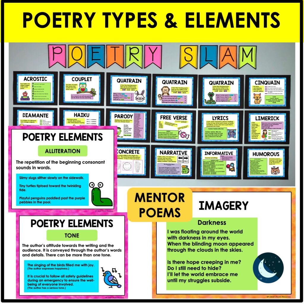 POETRY UNIT WITH POETRY ANALYSIS PRACTICE - Rockin Resources