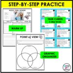 4th Grade Point of View Activities Point of View Task Cards | Distance ...