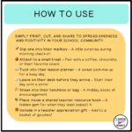 POSITIVE NOTES FOR TEACHERS - TEACHER BESTIE NOTES - Rockin Resources