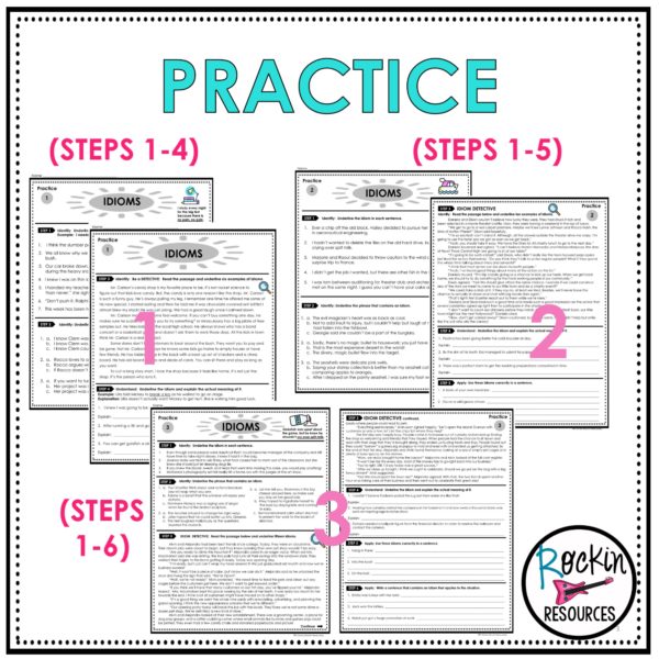 IDIOM UNIT | FIGURATIVE LANGUAGE | PRINTABLE AND DIGITAL - Rockin Resources