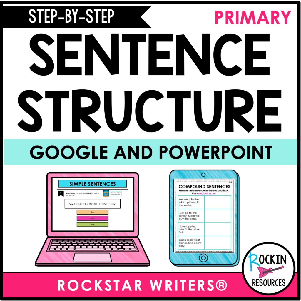 Primary Sentence Structure and Paragraph Writing | STEP-BY-STEP WRITING ...