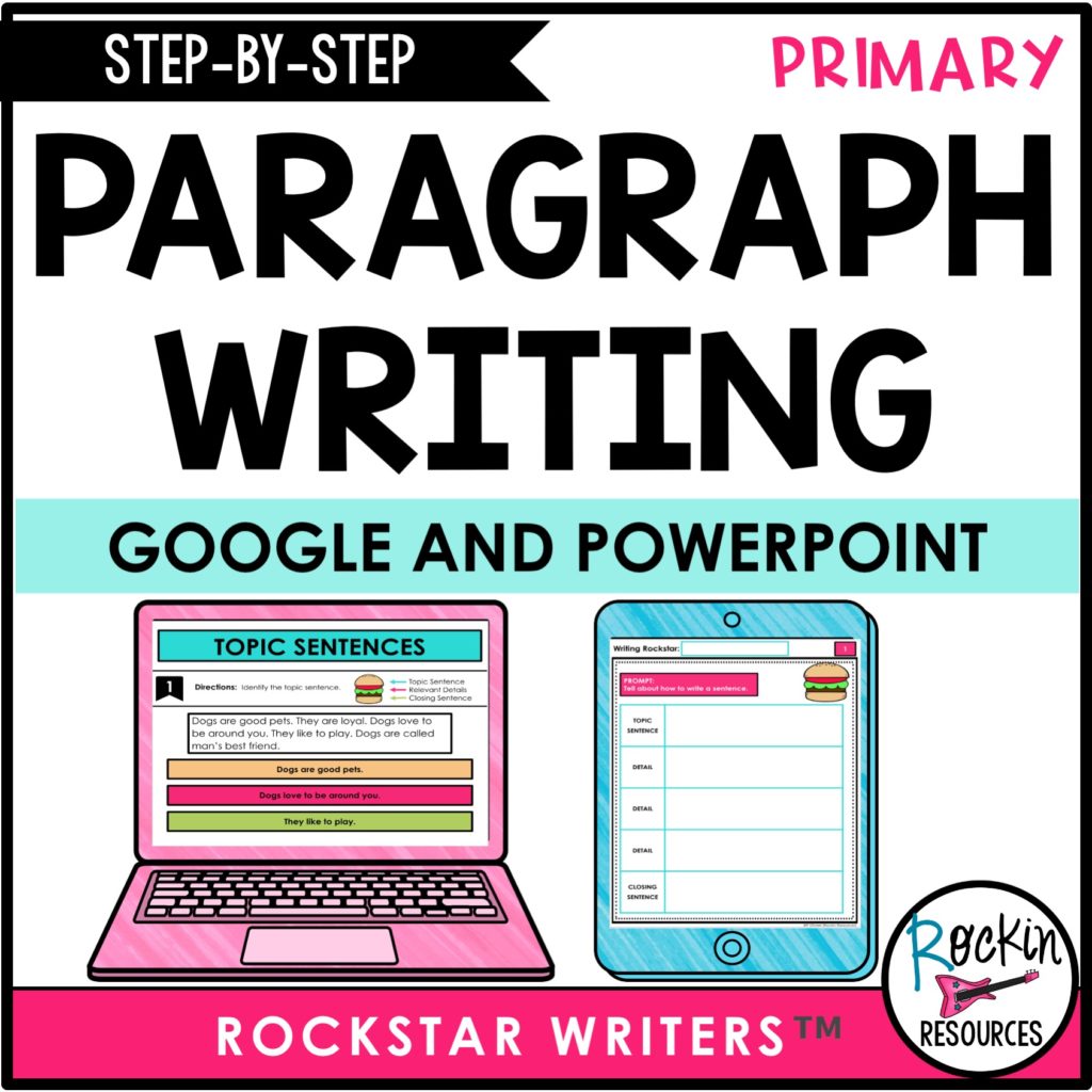Primary Sentence Structure and Paragraph Writing | STEP-BY-STEP WRITING ...