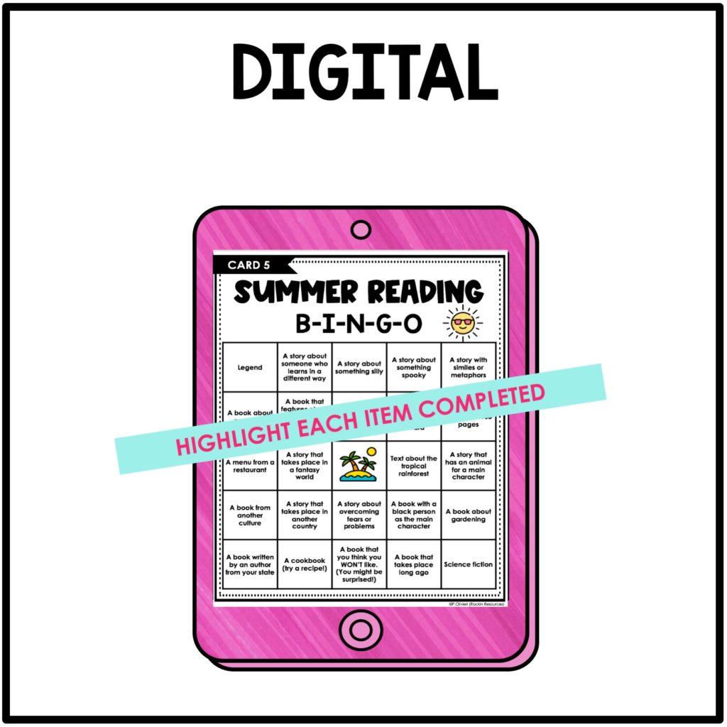 Summer Reading BINGO - Rockin Resources
