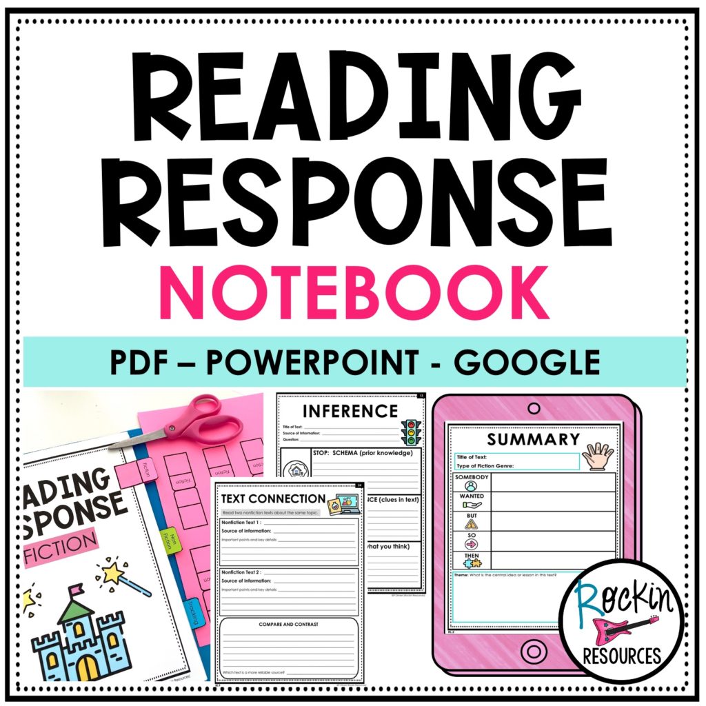 Reading Response Notebook - Rockin Resources