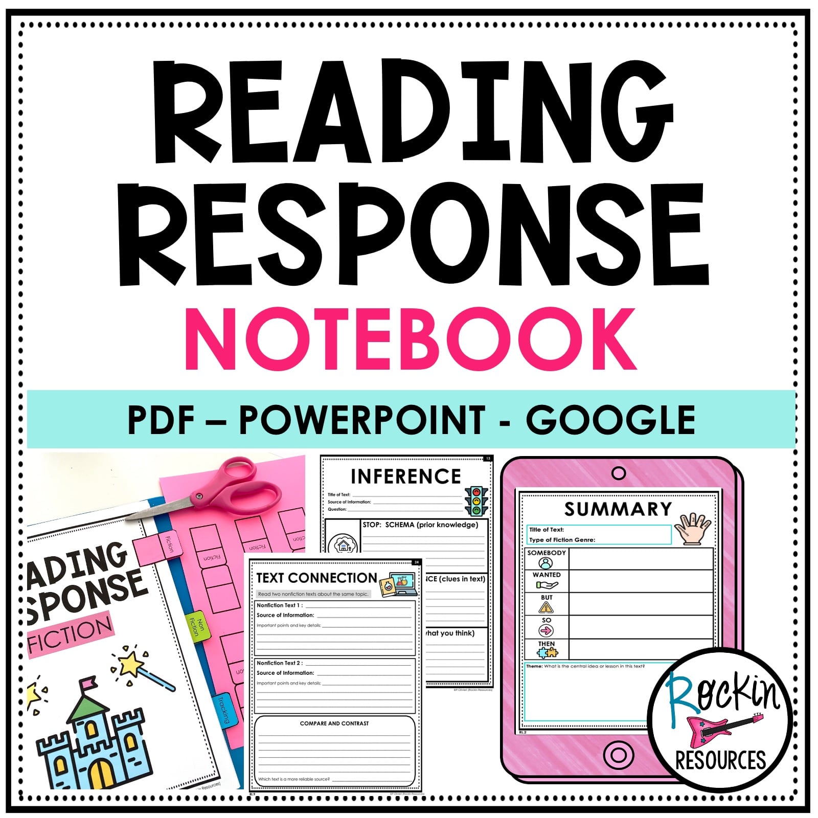 Reading Response Notebook - Rockin Resources
