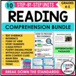 Step-by-Step Reading Skills for Reading Comprehension Bundle 1 - Rockin ...