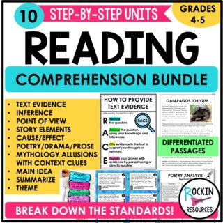 Step-by-Step Reading Skills for Reading Comprehension Bundle 1 - Rockin ...