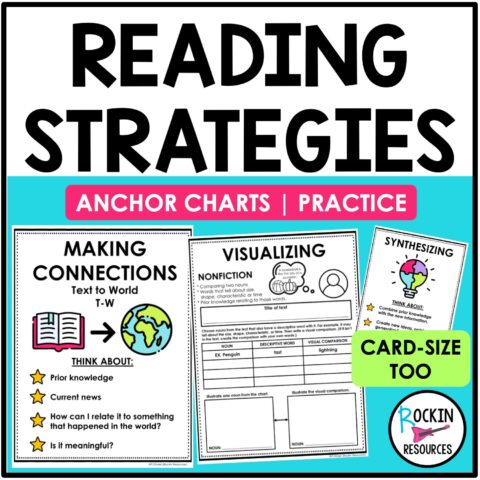 Reading Comprehension Strategies Posters - Rockin Resources