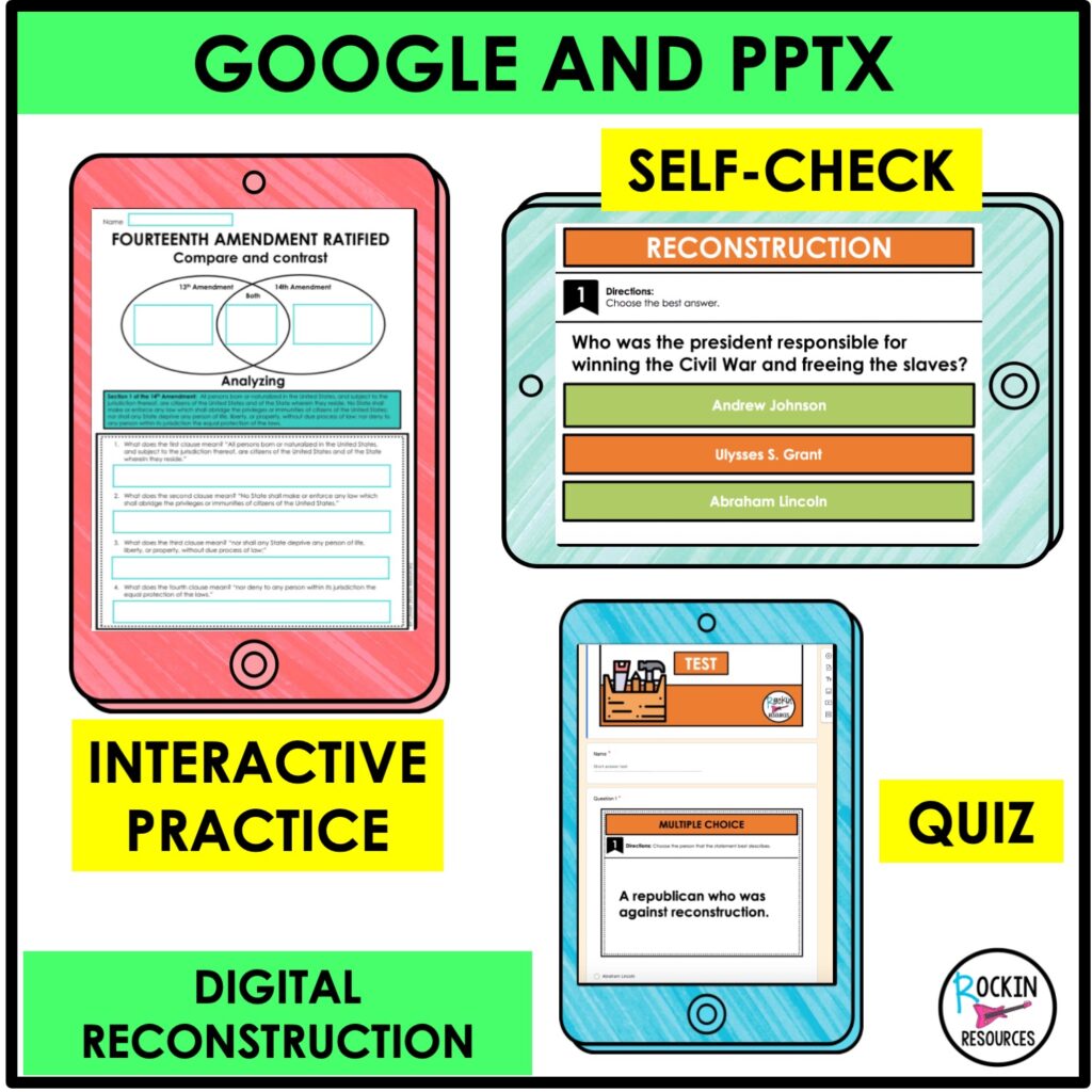 Reconstruction Unit - Reconstruction Activities - DIGITAL & PRINTABLE ...