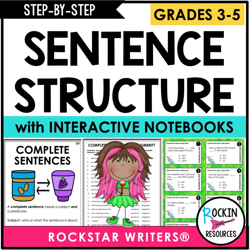 Sentence Structure Unit - Rockin Resources