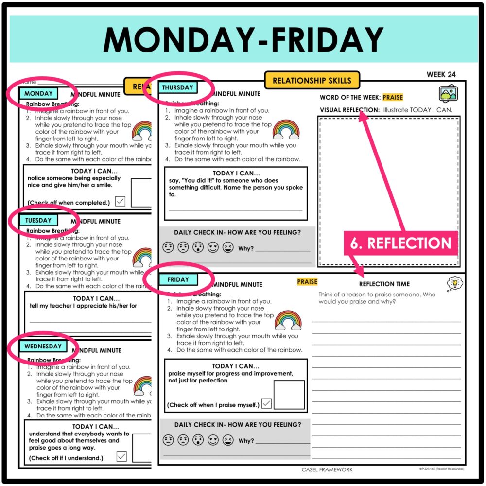 4TH GRADE SOCIAL EMOTIONAL LEARNING BUNDLE - JOURNAL AND POSTERS ...