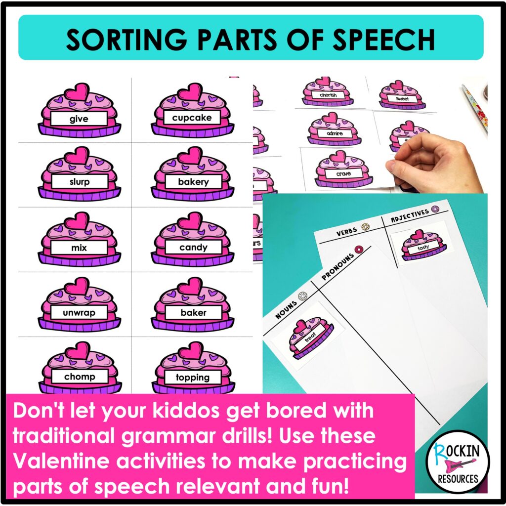 Parts of Speech for Valentine's Day - Rockin Resources