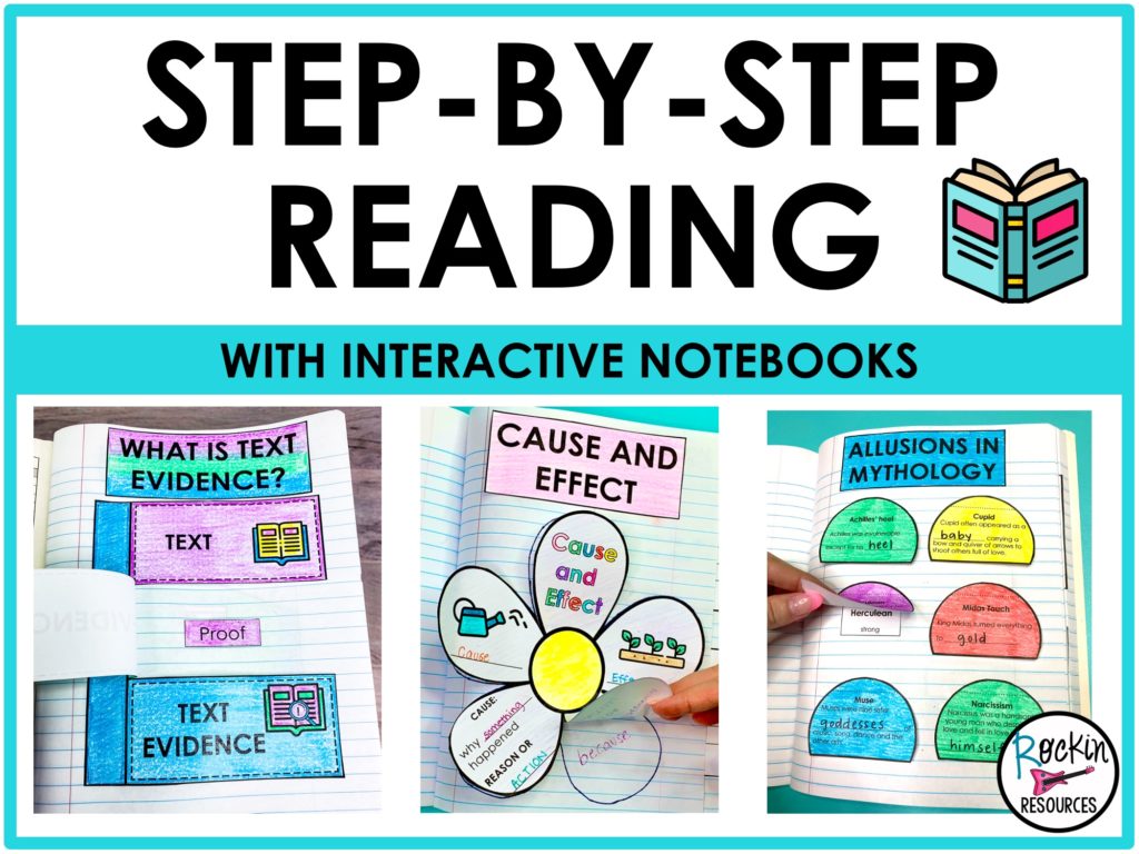 Step-By-Step Reading with Interactive Notebooks - Rockin Resources