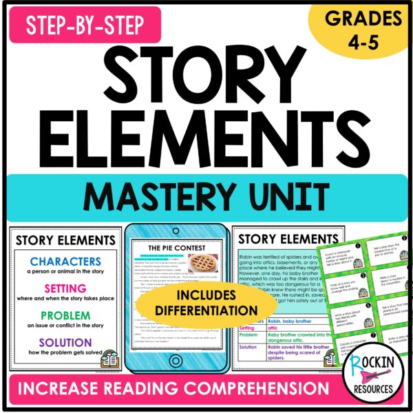 Step-by-Step Reading Skills for Reading Comprehension Bundle 1 - Rockin ...