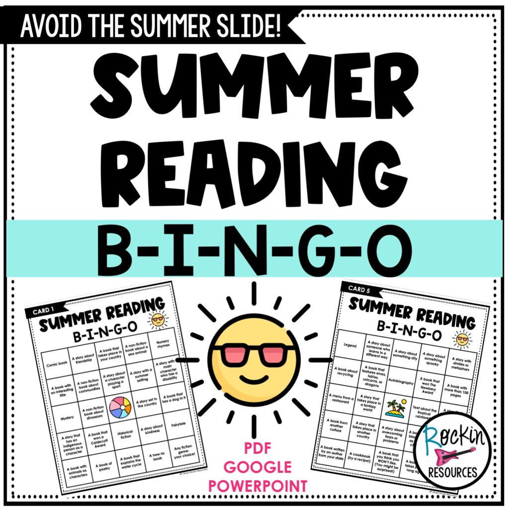 Summer Reading BINGO - Rockin Resources