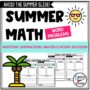 Summer Math Word Problems - Easy to Difficult! - Rockin Resources