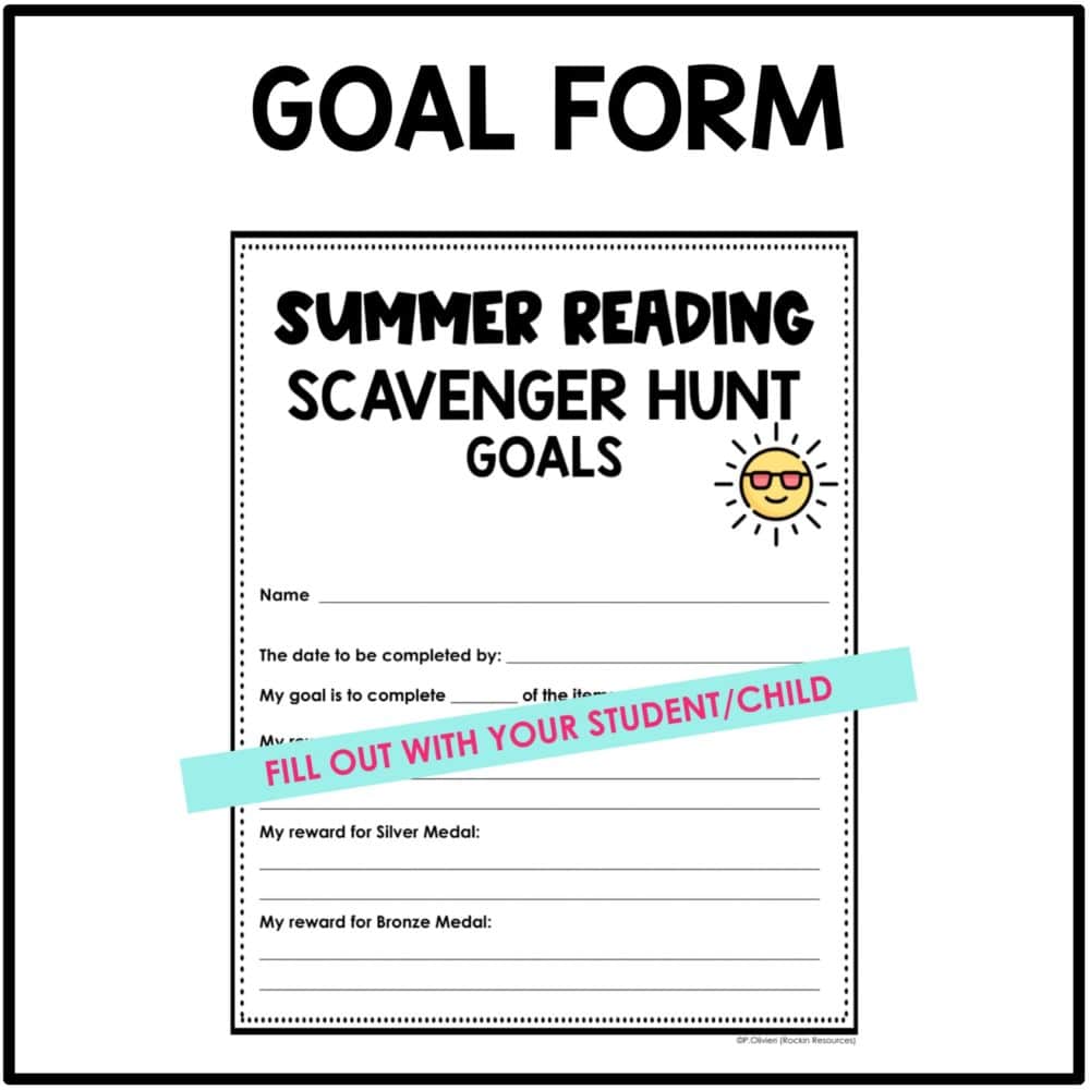 Summer Reading Scavenger Hunt - Rockin Resources