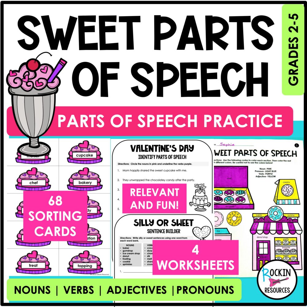 Parts of Speech for Valentine's Day - Rockin Resources