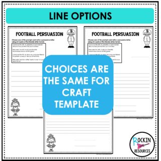 Football Persuasive Writing | THE BIG GAME WRITING ACTIVITY AND CRAFT ...