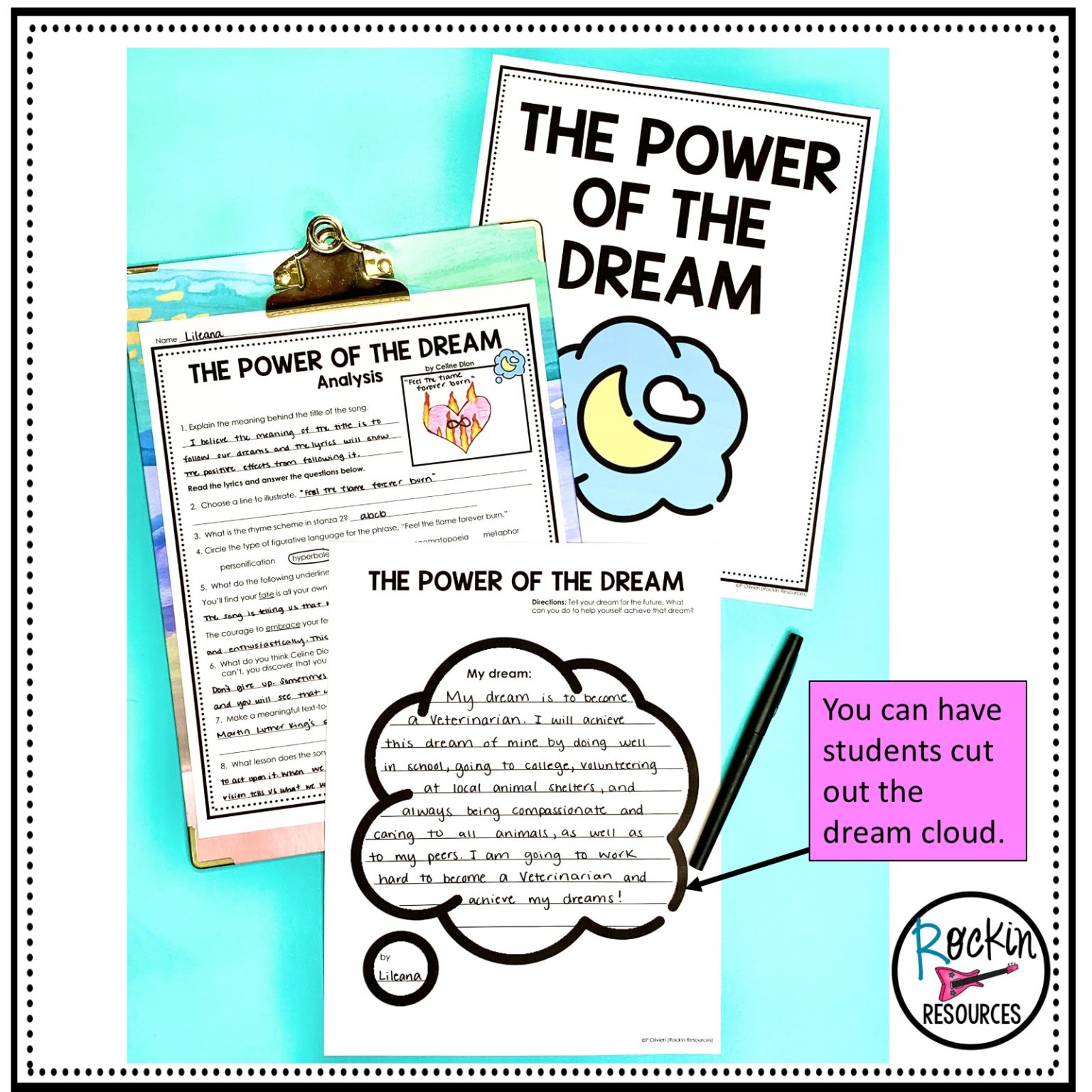 Power of a Dream | Analyzing Song Lyrics | I Have a Dream Writing | MLK ...