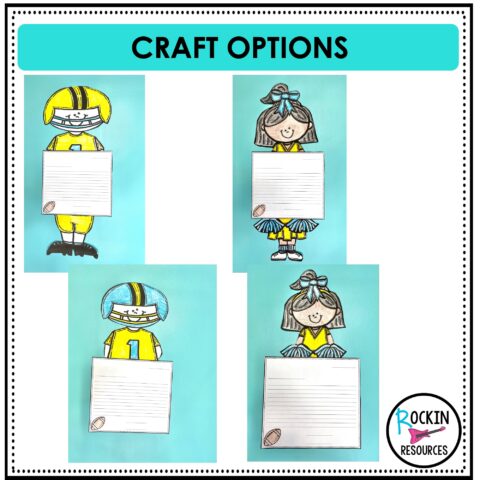 Football Persuasive Writing | THE BIG GAME WRITING ACTIVITY AND CRAFT ...