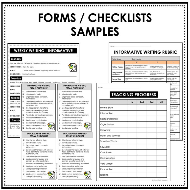 8th Grade Informative Writing, 8th Grade Writing, Middle School Writing ...