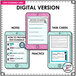 TEXT DEPENDENT ANALYSIS 4TH GRADE AND TEXT EVIDENCE UNIT BUNDLE ...