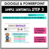 2nd Grade Digital Step-by-Step Simple Sentences Practice - Rockin Resources