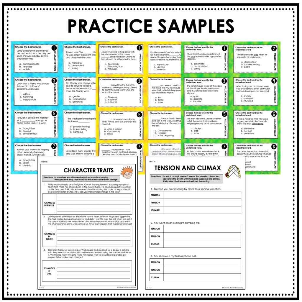 Narrative Writing Grades 6-8 - Rockin Resources