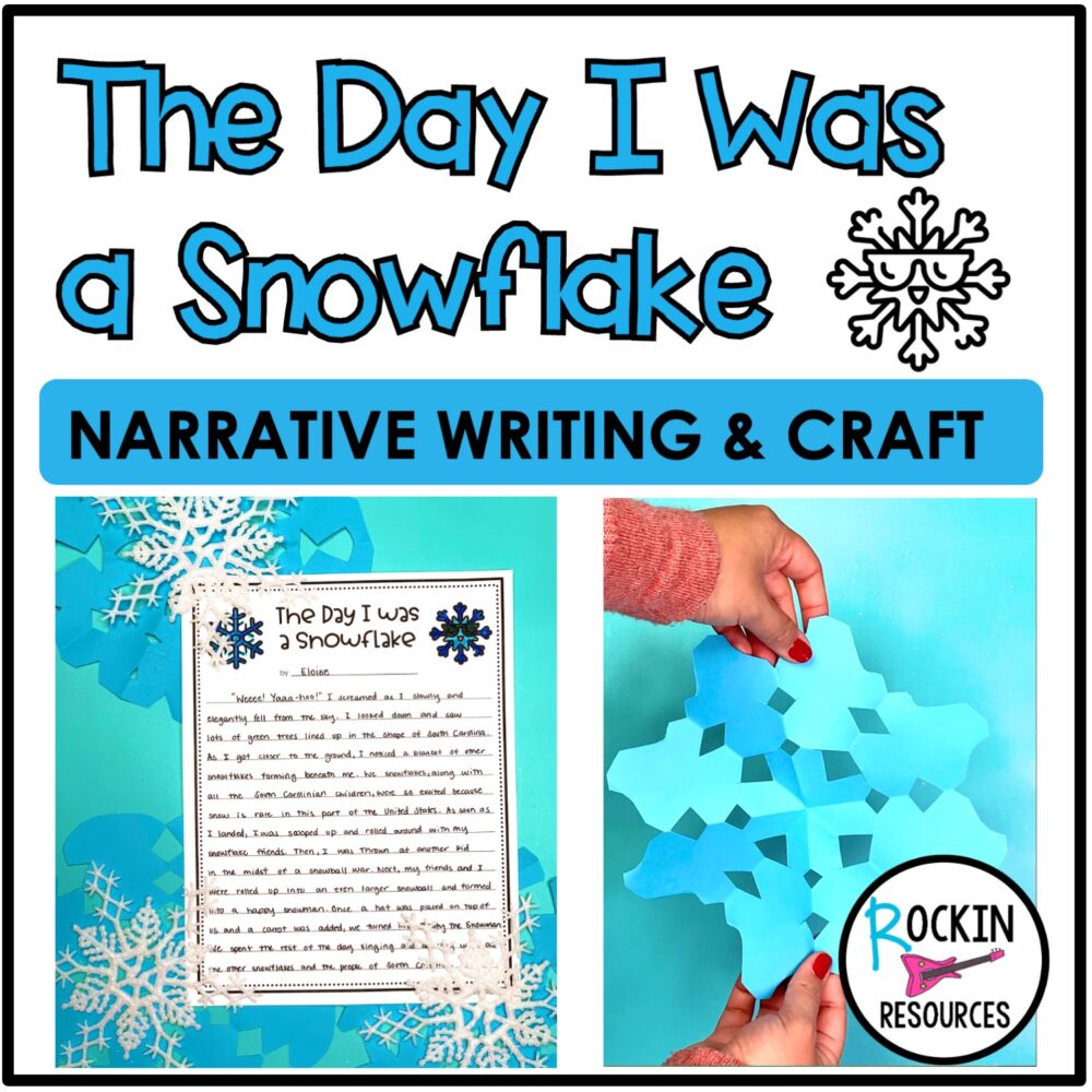 Snowflake Narrative Writing | WINTER WRITING ACTIVITY | SNOWFLAKE CRAFT ...