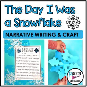 Snowflake Narrative Writing | WINTER WRITING ACTIVITY | SNOWFLAKE CRAFT ...