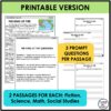 5th Grade Text Dependent Analysis (TDA) Text Evidence Writing - Rockin ...