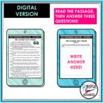 5th Grade Text Dependent Analysis (TDA) Text Evidence Writing - Rockin ...