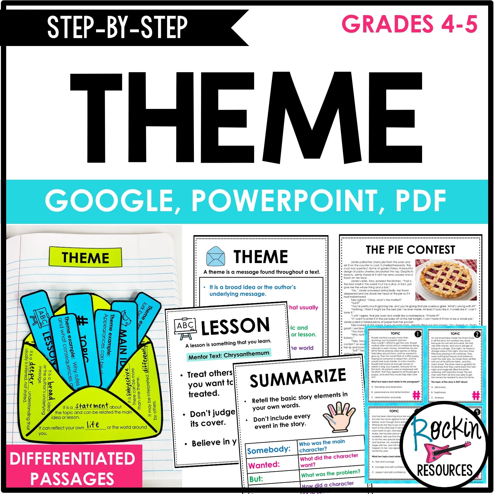 Step-by-Step Theme Unit - Rockin Resources