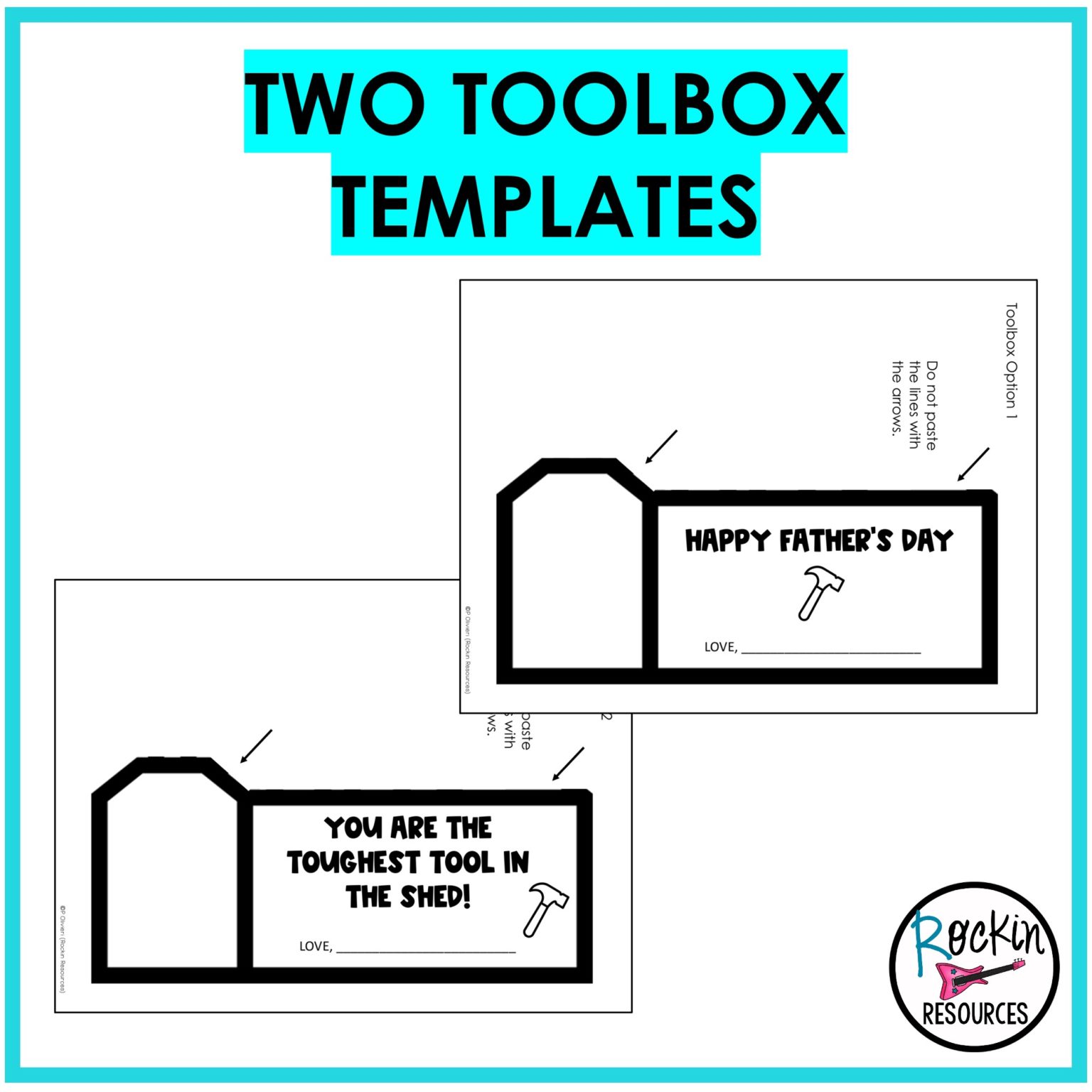 Father's Day Craft | Toolbox Craft - Rockin Resources