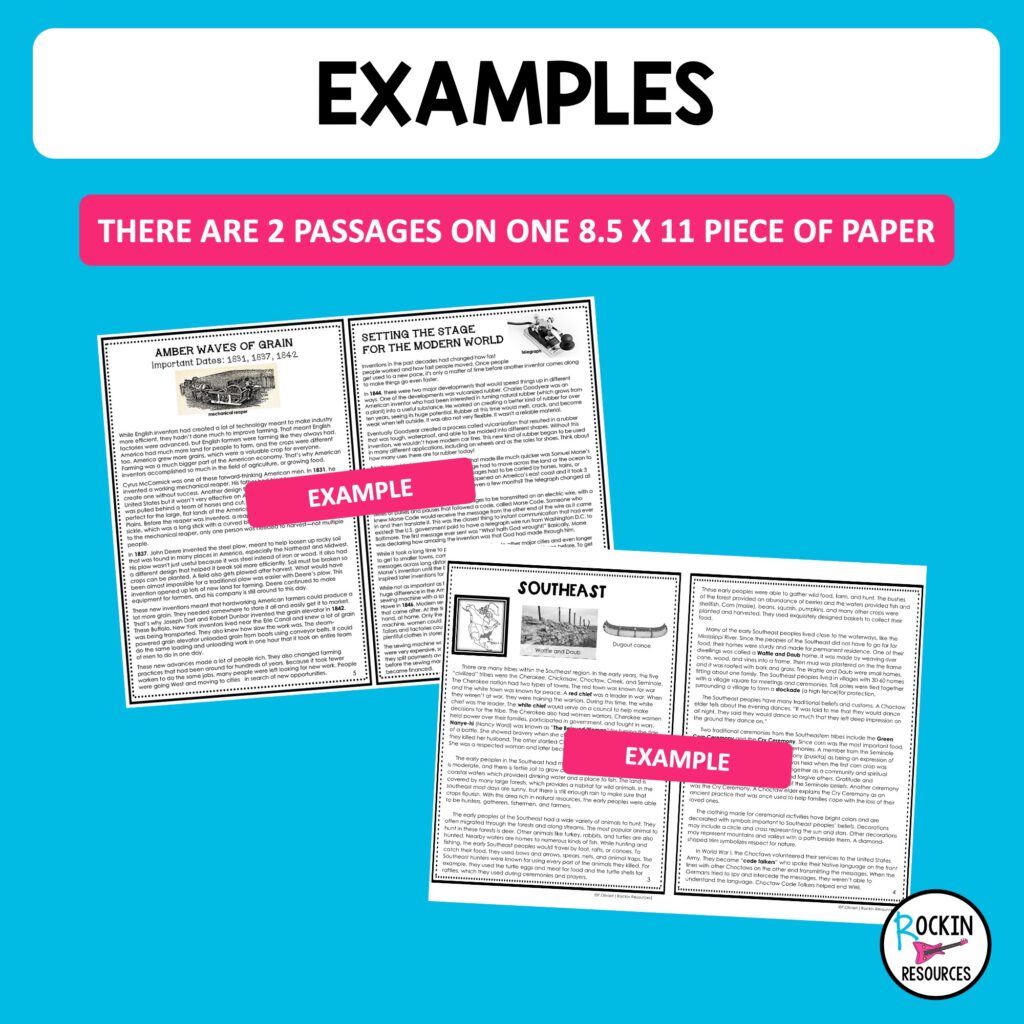 U.S. History Informational Text Booklets Bundle - Rockin Resources