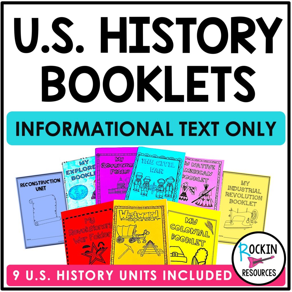 U.S. History Informational Text Booklets Bundle - Rockin Resources