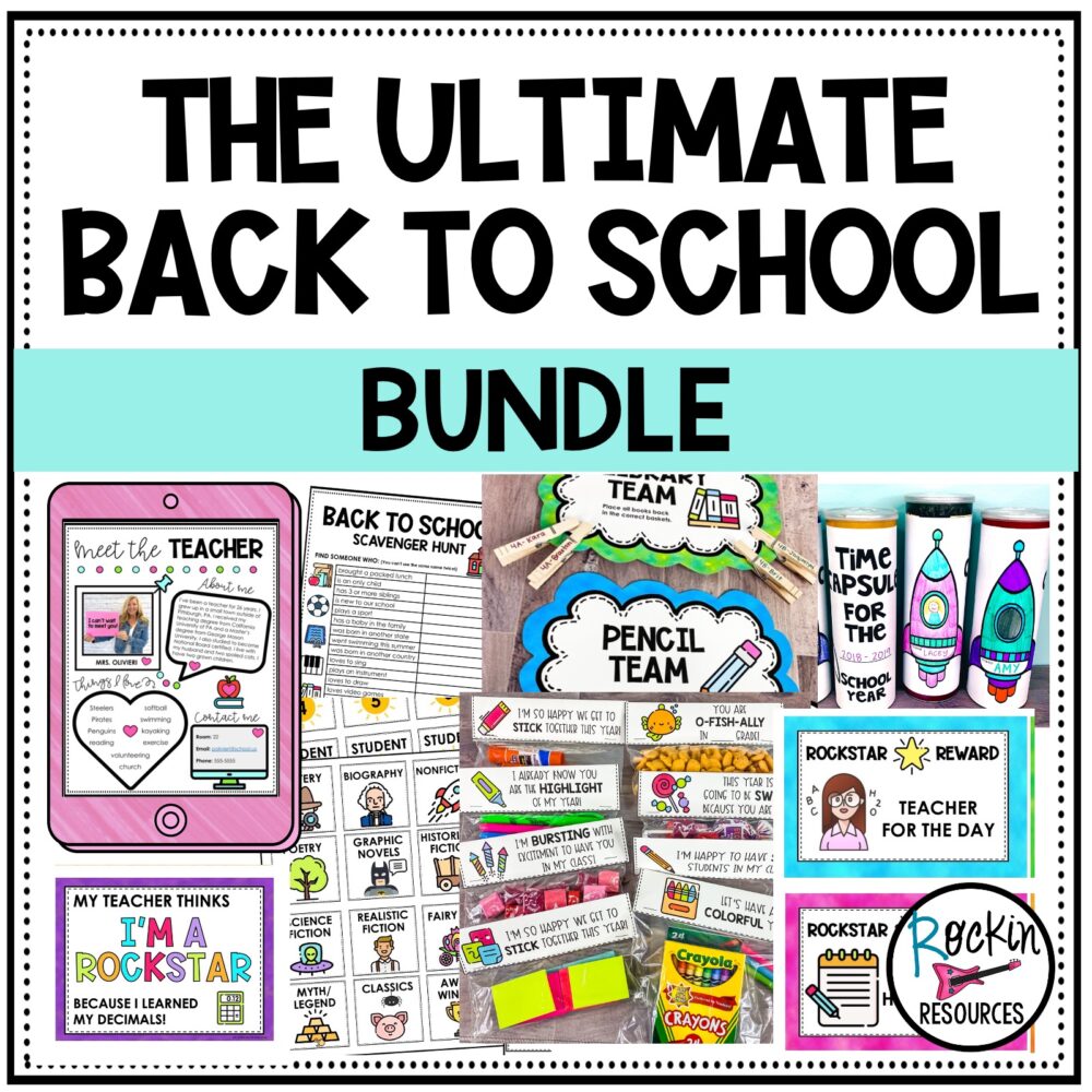 Ultimate Back to School Bundle | First Week of School - Rockin Resources