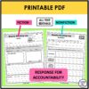 Editable Weekly Reading Log - Fiction and Non Fiction - Rockin Resources
